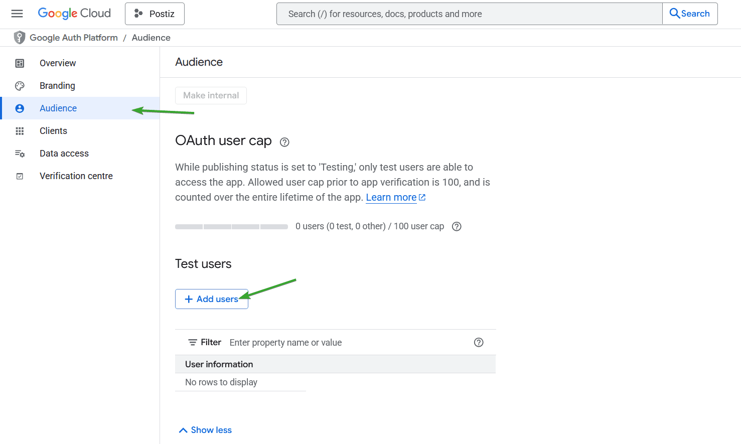 YouTube - Postiz Docs